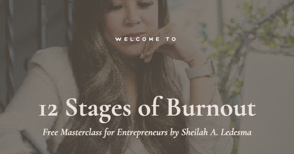 Sheilah Masterclass Landing Page